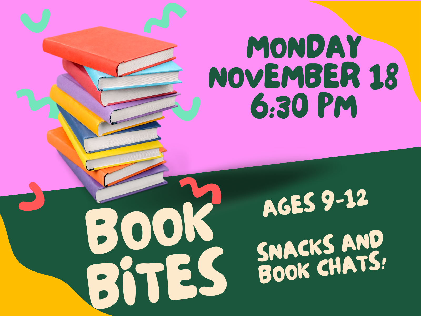 Join us for Book Bites! | Bedford Public Library
